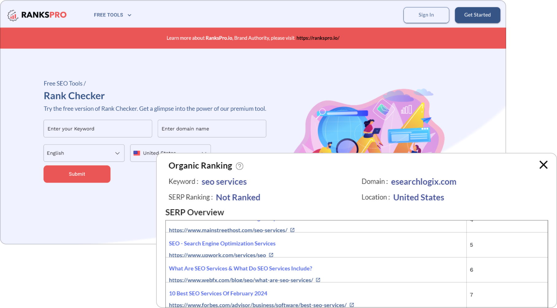 RanksPro.io: Rank Tracking & SEO Analysis